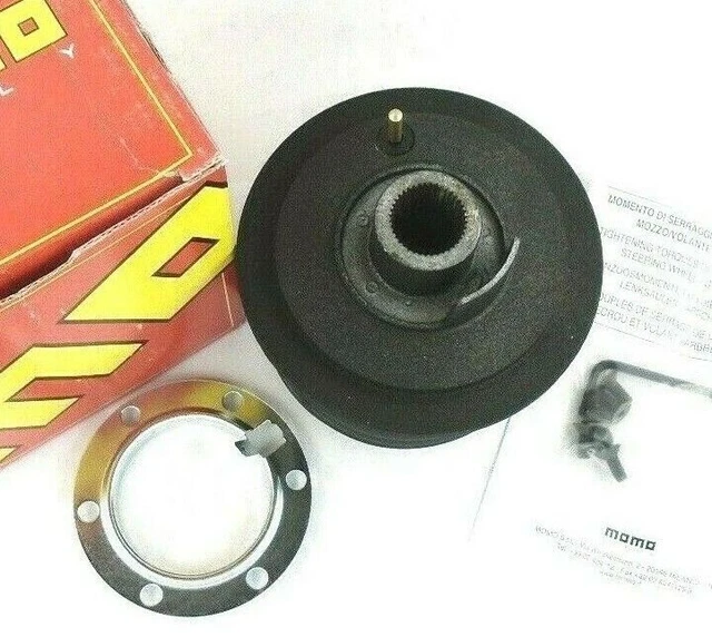GENUINE MOMO STEERING wheel hub boss adapter kit 230. Early Porsche 911 ...