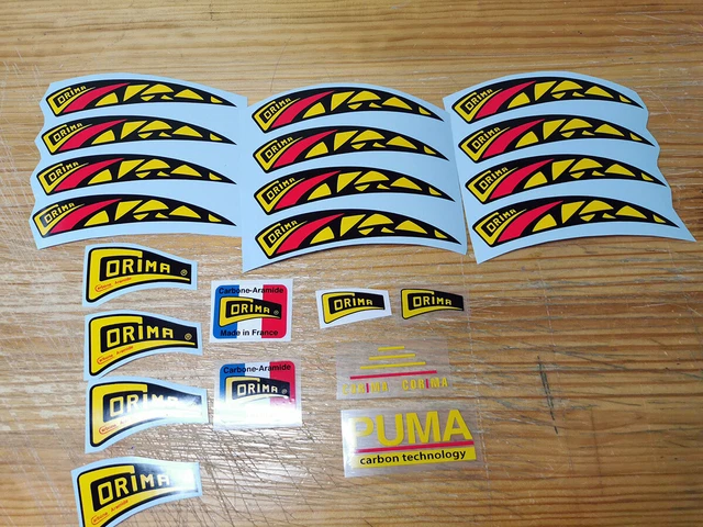 CORIMA PUMA FRAME + Wheels Vinyl Decal Set Full Sticker Adhesive ...