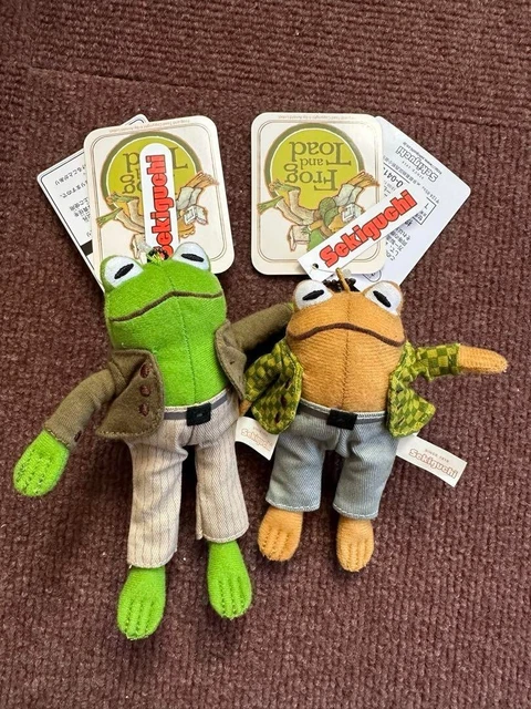 FROG AND TOAD Plush Set of 2 Stuffed Animal Small Sekiguchi New £60.79 ...