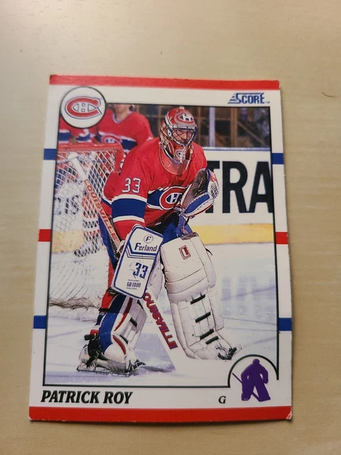 1990-91 PATRICK ROY Score Hockey Card #10 Montreal Canadiens $1.00 ...