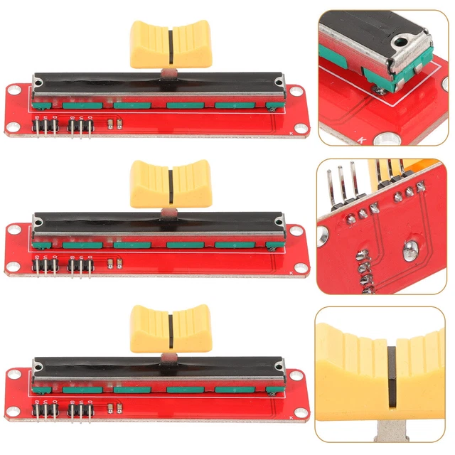 3PCS SLIDING POT Board Logarithmic Slide Potentiometer Module 10k ...
