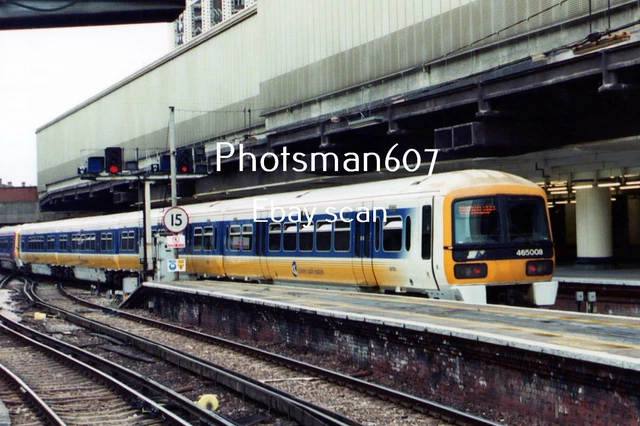 CLASS 465 465008, 4 car EMU, in Connex SouthEastern at London Victoria ...