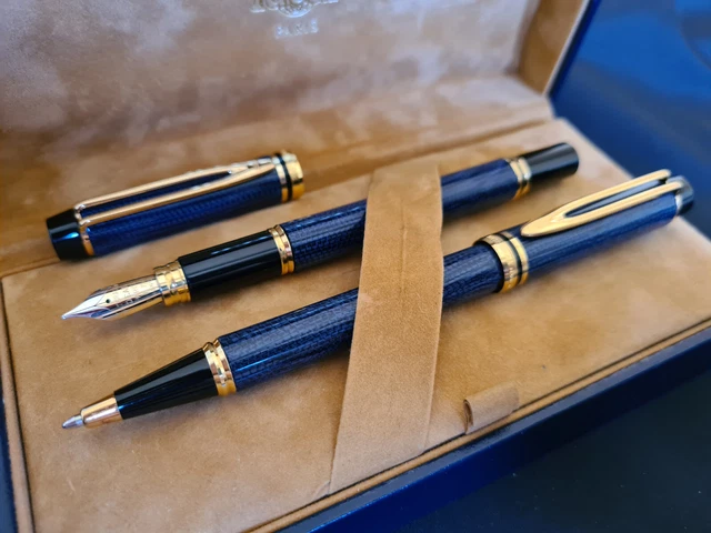 COFFRET STYLO PLUME & Stylo Bille WATERMAN MAN 200 FULL SET (Dupont ...