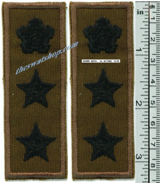 SOUTH AFRICA EARLY SOLDIER 2000 COLONEL RANK BADGES for Camo 1st type ...