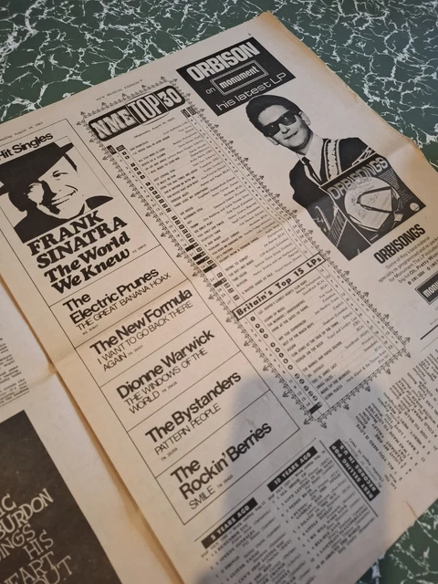 JIMI HENDRIX COVER Vintage NME Magazine 19 August 1967 Lennon Pink ...