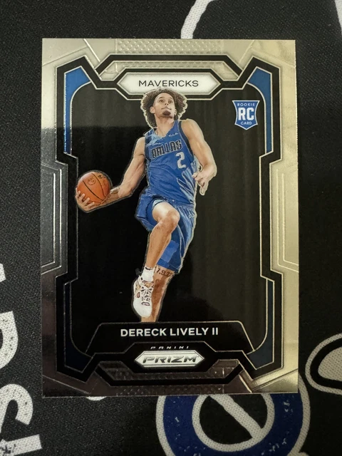 CARTA ROOKIE 2023-24 Panini Prizm Derek Lively II RC #163 Dallas ...