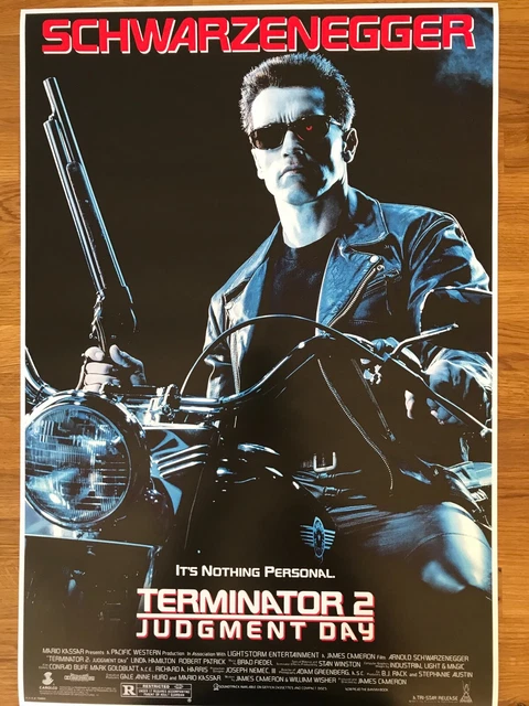 MOVIE POSTER THE Terminator 2 430mm x 640mm (Bit bigger than A2) EUR 4 ...