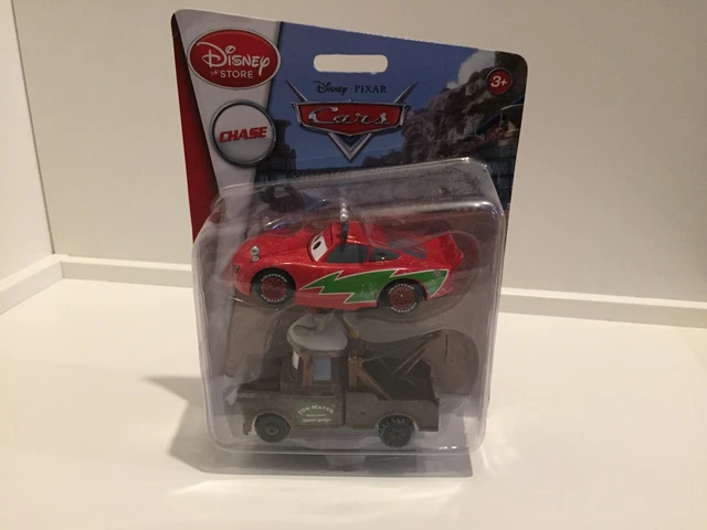 DISNEY STORE PIXAR Cars WINTER MCQUEEN & REINDEER MATER 1:43 Diecast ...