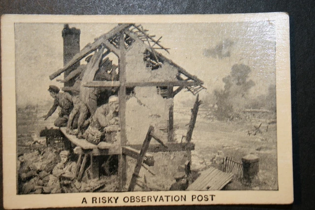 BRITISH ARMY OBSERVATION Post World War 1 Vintage 1920's Tribute Card ...