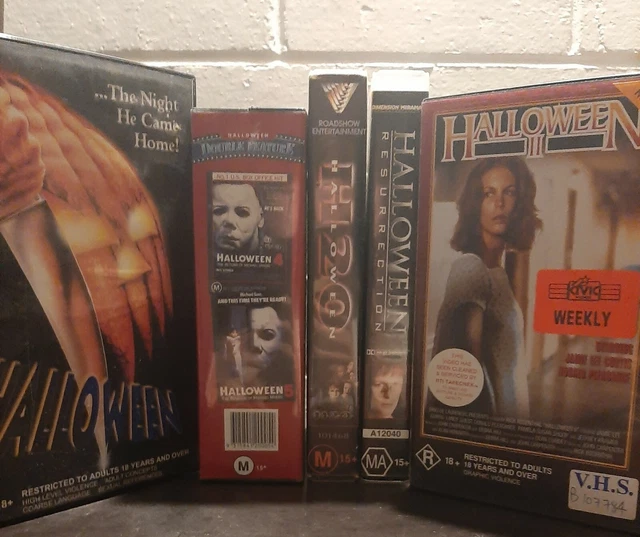 VERY RARE VHS HALLOWEEN TITLES Horror Slasher PAL VGC EUR 230,51 ...