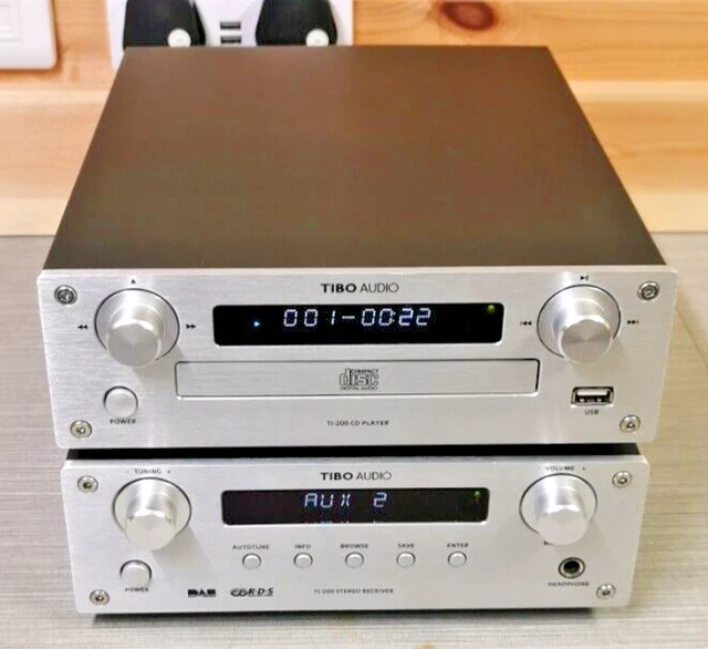 TIBO TI-200 HI-FI System Separates DAB CD FM AUX1 AUX2 iPod Amp £99.00 ...