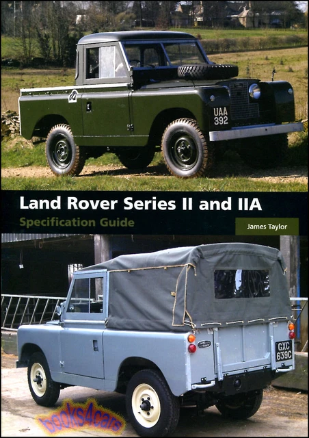 LAND ROVER BOOK Specification Guide 2 2A Ii Iia Taylor Series $53.23 ...