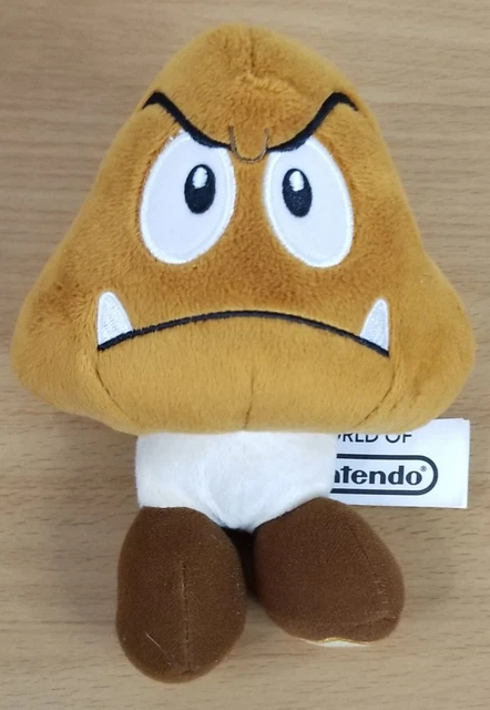 WORLD OF NINTENDO Super Mario 6 inch Plush Goomba - Jakks Pacific 2019 ...