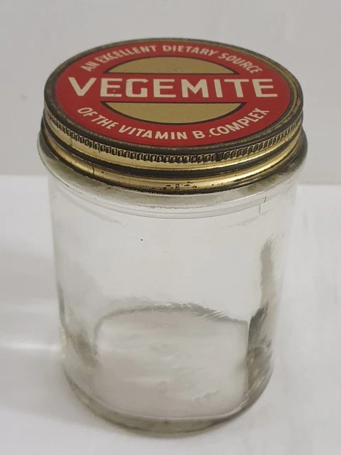 🔶️AUSTRALIA VEGEMITE RARE AGM MONOGRAM GLASS JAR OLD BOTTLE 1950s ...