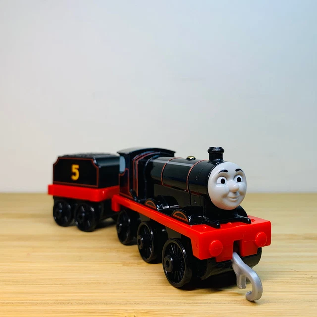 ORIGINAL BLACK JAMES - Thomas & Friends Trackmaster Push Along Metal ...