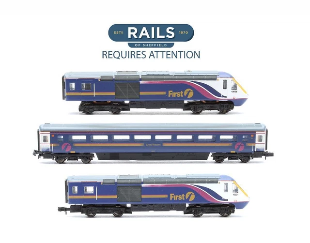 GRAHAM FARISH 'N' Gauge 371-477 3-Car First Great Western Class 125 ...
