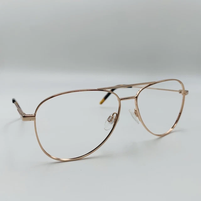 SPECSAVERS EYEGLASSES GOLD ROUND PILOT glasses frame MOD: AZIZI SUNRX ...