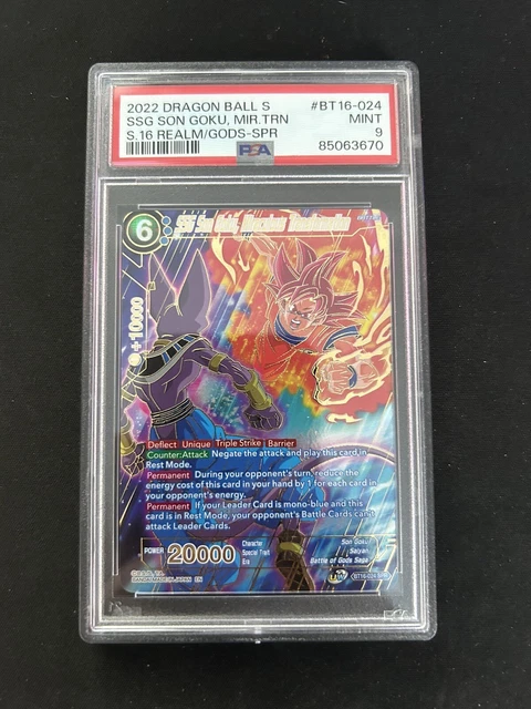 DRAGON BALL SUPER BT16-024 SSG Son Goku, Miraculous Transformation SPR PSA 9 EUR 16,97 - PicClick IT