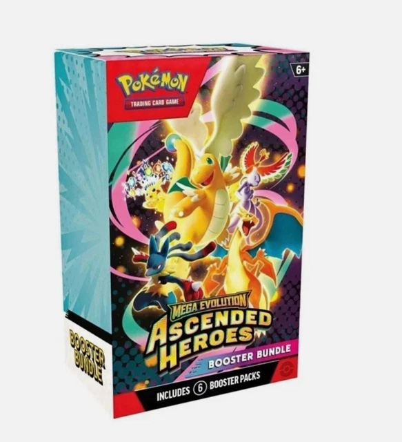 POKEMON TCG MEGA Evolution Ascended Heroes Booster Bundle $98.00 ...