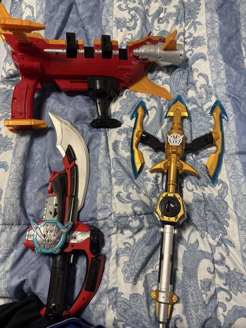 POWER RANGERS SUPER Megaforce Gokaiger Morpher Weapon 3p set BANDAI ...