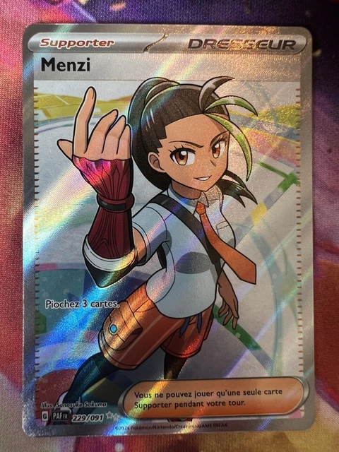 CARTE POKEMON MENZI 229/091 FA Full Art EV4.5 Destinées de Paldea PAF ...