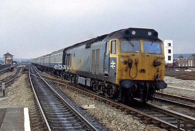 ORIGINAL 35MM SLIDE British Rail Diesel loco Class 50007 Reading ...