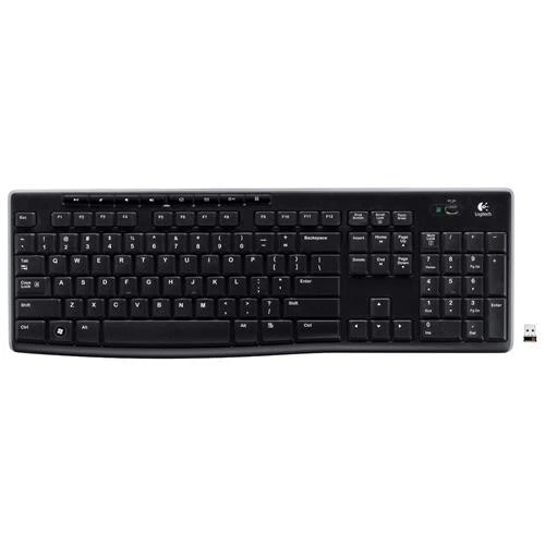 LOGITECH WIRELESS KEYBOARD K270. Keyboard form factor: Full-size (100% ...