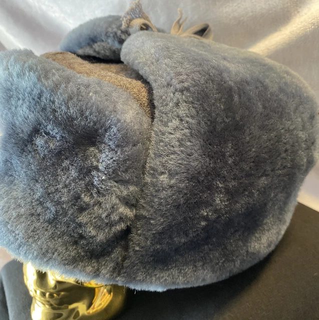 1987 USSR RUSSIA Ushanka Military Winter Hat With Badge Size 62 Large ...