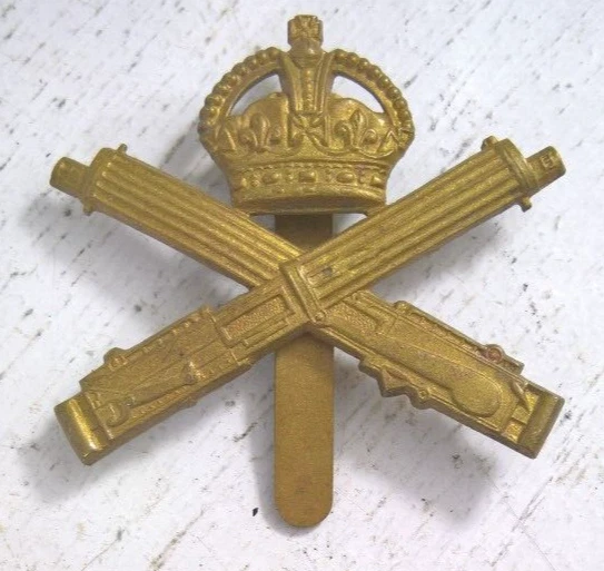 WW2 BRITISH ARMY Machine Gun Corps Cap Badge £8.99 - PicClick UK