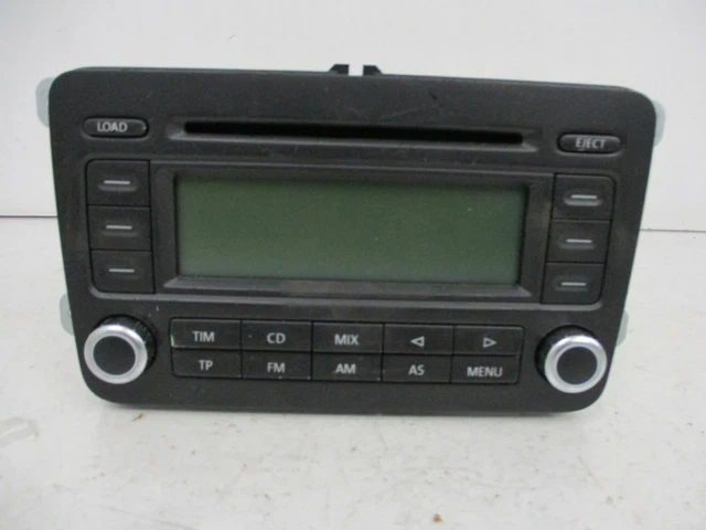 RADIO BLAUPUNKT VW RCD 500 Chrome BVX sans code VW TOURAN (1T1, 1T2) 1. ...
