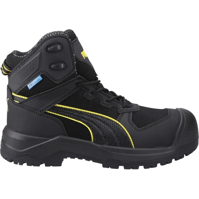 PUMA SAFETY ROCK Heavy Duty Waterproof Boot Blakc/Yellow £116.68 ...