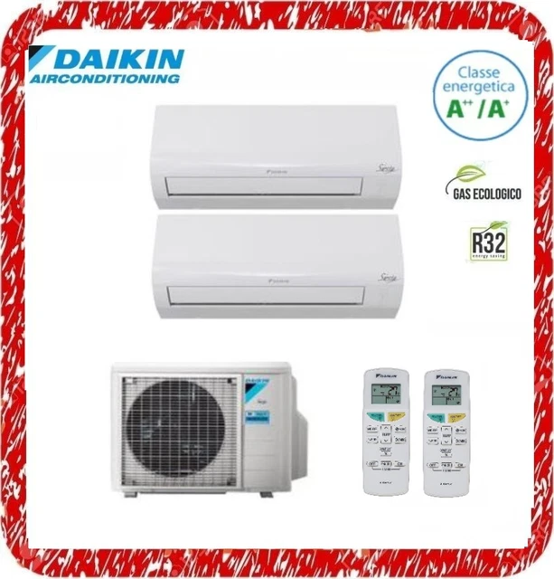 DAIKIN 2AMXF50A+ATXF35A+ATXF35A CLIMATISEUR Dual 12+12 BTU Prêt. Wifi A++ A+ EUR 1.542,04 ...
