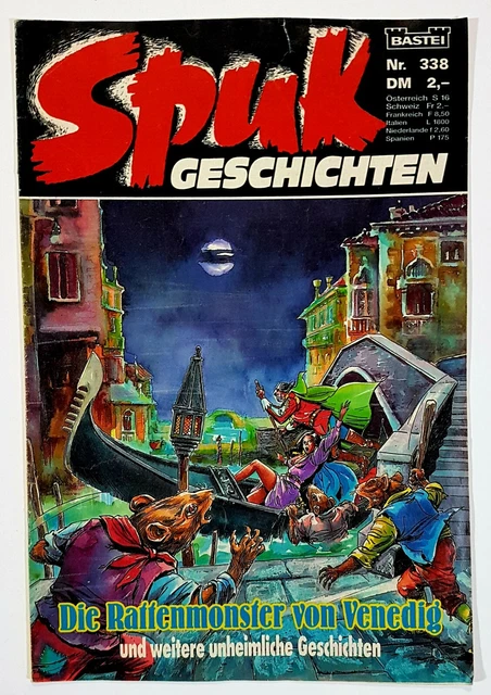 BASTEI COMIC SPUK Storie #338 Horror/Fantasmi/Spavento/Brivido/Demone ...