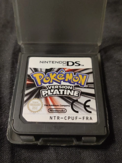 Jeu Pokemon Version Platine Pour Nintendo Ds Version Française
