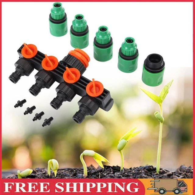 GARDEN HOSE PIPE Splitter Plastic Drip Irrigation Agricultural Water ...