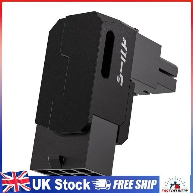 8-PIN PCIE GPU Power Steering Connector Plastic Power Right Angle Elbow ...