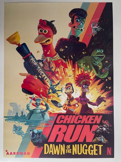 CHICKEN RUN 2 Dawn of the Nugget (2023) Genuine Original Movie Film ...