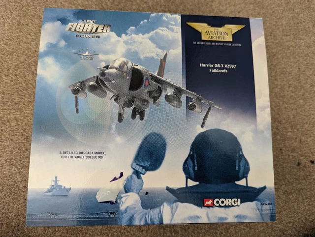 CORGI AVIATION ARCHIVE AA32401 Harrier GR.3 XZ997 Falklands. £60.00 ...