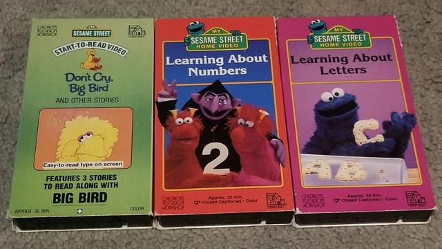 SESAME STREET VHS lot £23.70 - PicClick UK