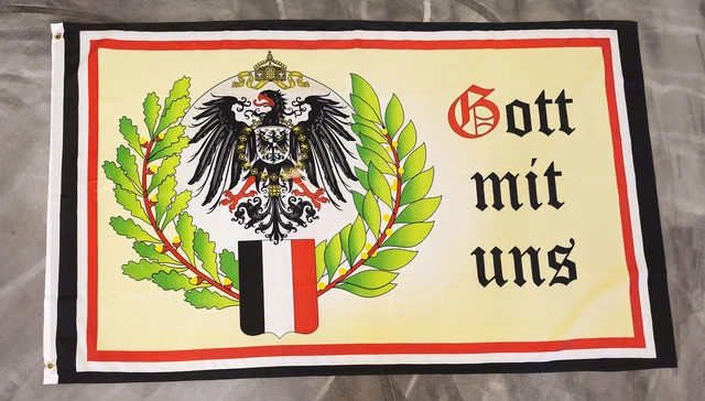 FAHNE FLAGGE DEUTSCHES Reich - Gott mit uns Adler - 90 x 150 cm EUR 8 ... FAHNE FLAGGE DEUTSCHES Reich - Gott mit uns Adler - 90 x 150 cm EUR 8 ...