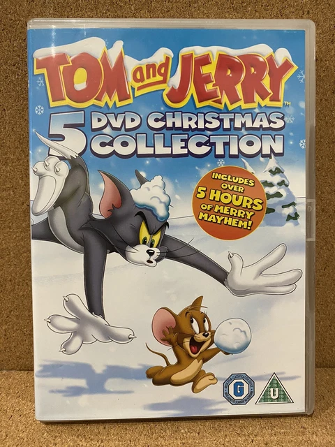 TOM AND JERRY 5 DVD Christmas Collection includes over 5 hours of Merry ...