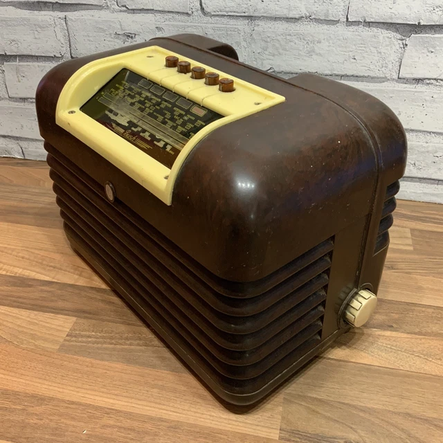 VINTAGE BUSH RADIO Model Type DAC.10 Bakelite EUR 71,05 - PicClick IT