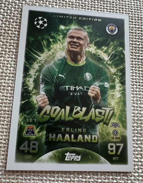 MATCH ATTAX 2025 2026 Erling Haaland Man City Goal Blast Limited ...