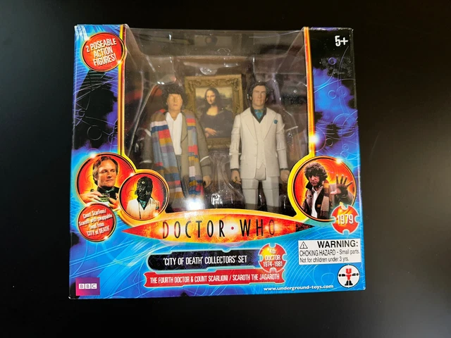 DOCTOR WHO CITY Of Death Collectors Figure Set Fourth Doctor, Scaroth ...
