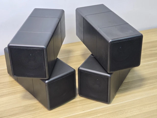 SANYO DC-SF5 COMPACT Hi-Fi Cd Player System Speakers Pair Cube Twisting ...