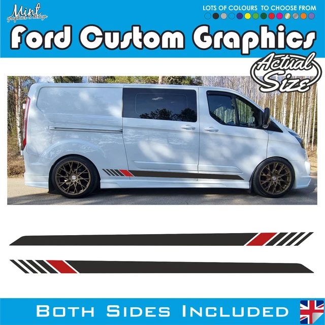 FORD TRANSIT CUSTOM LWB L2 compatible CAMPER van Motorhome GRAPHICS ...
