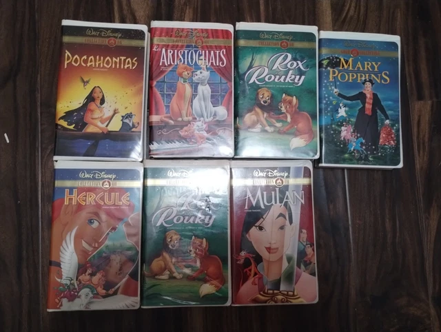 *RARE VHS FRENCH Movie Walt Disney Hercules.Pocanyas.roxrouki.mulans ...