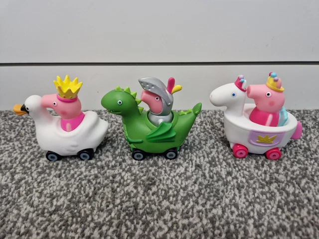 PEPPA PIG MINI George and Peppa Buggies Vehicles Swan Boat Pony Car ...