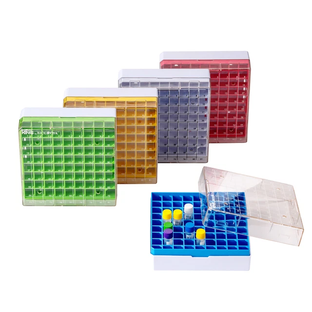 81/100-WELL PC CRYOGENIC Boxes, Freezer Boxes for Sample Storage ...