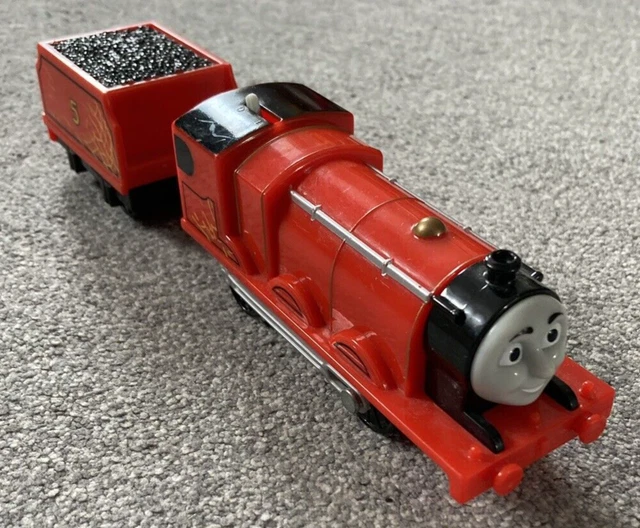 TRACKMASTER REVOLUTION TRAIN James with Tender Thomas the Tank Engine £ ...